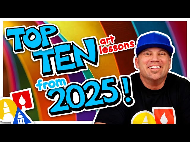 🌟🎨 Your Top 10 Favorite Art Lessons From 2025 🎨🌟 - Videos For Kids