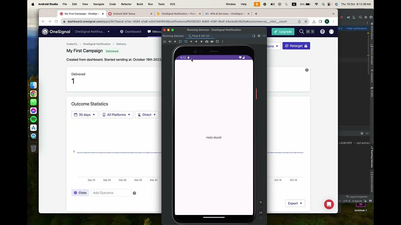 Android Studio | One Signal Notification | Java - YouTube