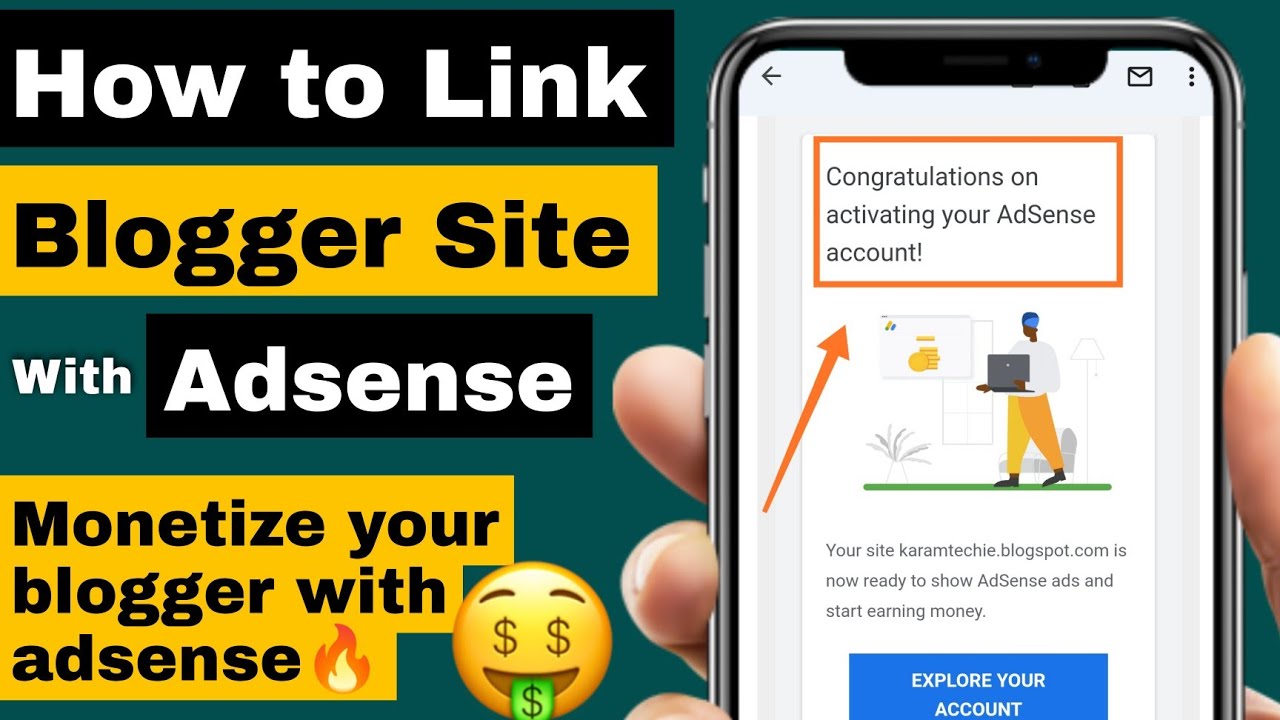 How to link blogger to google adsense 2021 || How to monetize blogger ...