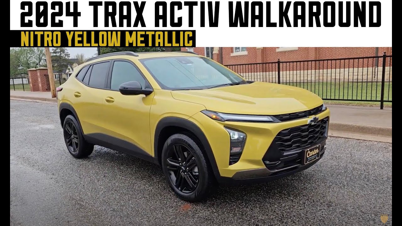 2024 Chevrolet Trax Activ in Nitro Yellow Metallic - Exterior ...