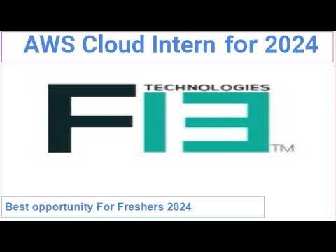 Hiring for AWS Cloud Intern2024 (F13 Technologies Private limited) - YouTube