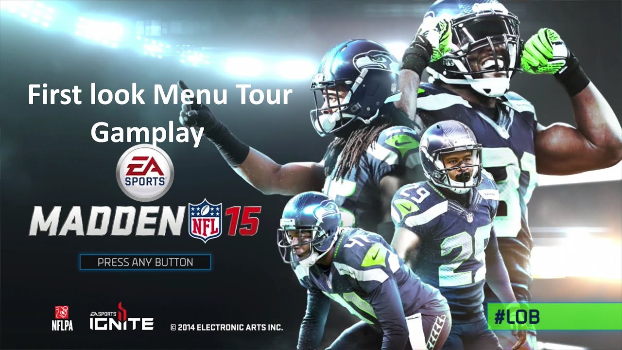 Madden NFL 15: First look and Menu Tour/ Gameplay - YouTube