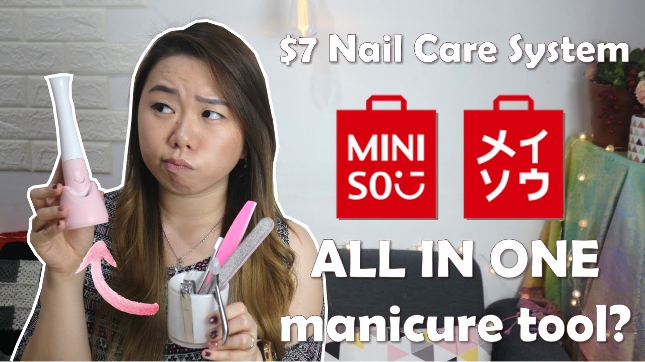 $7 Miniso Nail Care System, Worth Your Money....?? | Try with Joe - YouTube