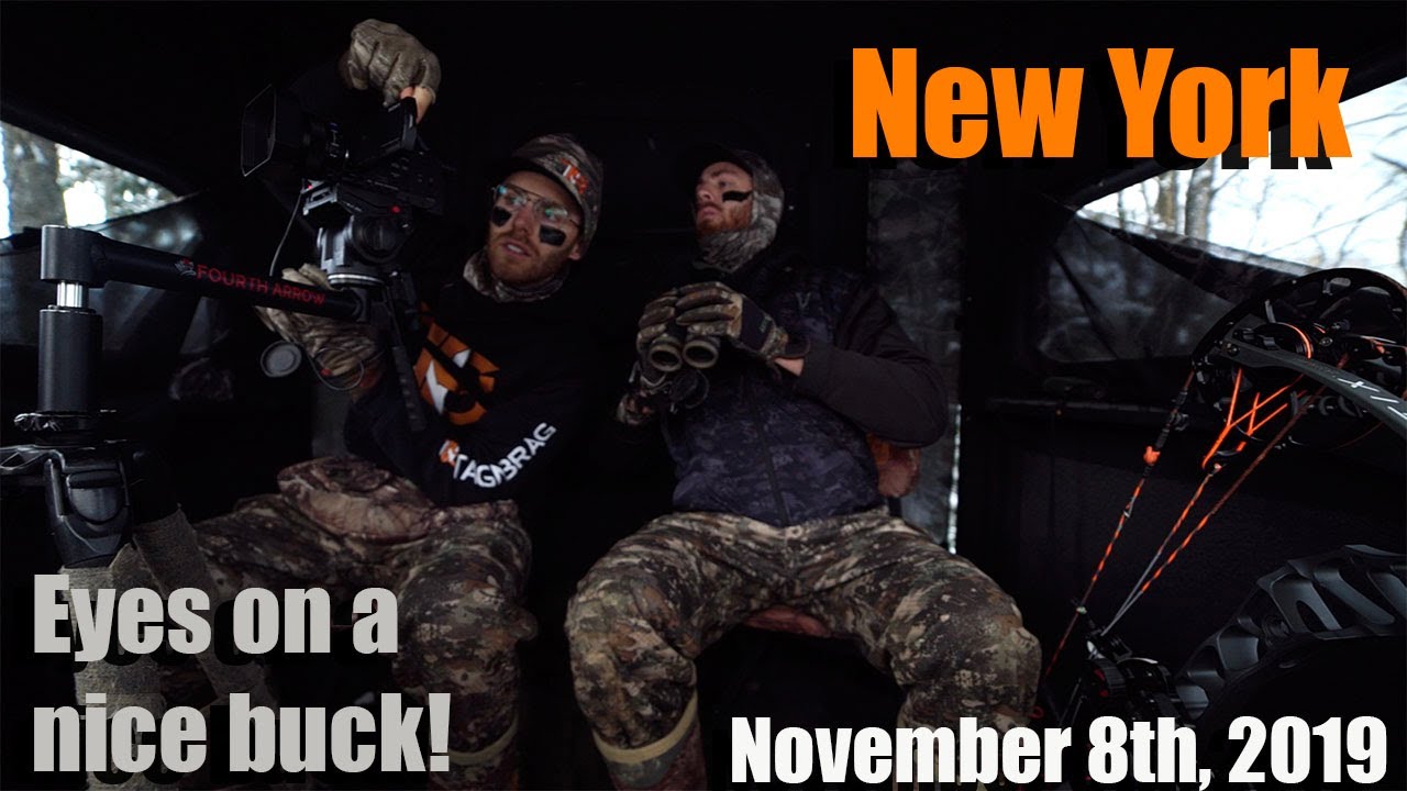 New York Deer Hunting - Rut Hunt 2019 - Eyes on a nice Buck - YouTube