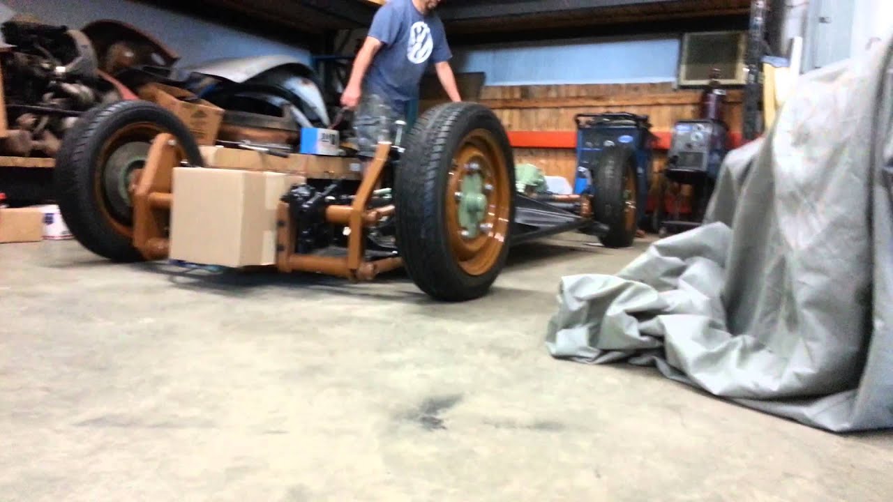 Vw bug pan with hydros - YouTube