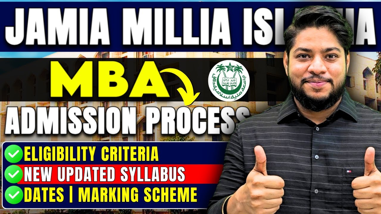 JMI MBA Admission Process Eligibility Placements Entrance Exam syllabus Marking Scheme Pattern ...