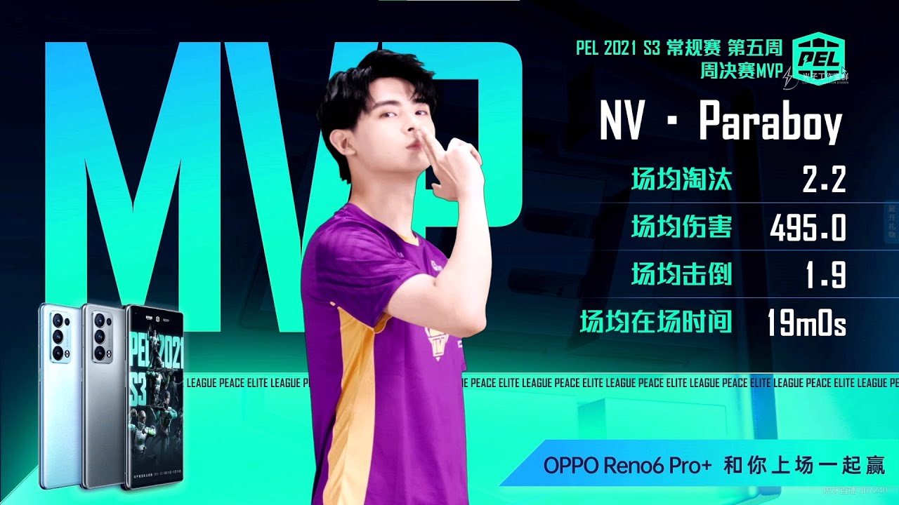 2021 PEL S3 常规赛 第五周 周决赛 第十场 海岛地图 NV线上主场 #Paraboy周MVP #NV两连周冠 - YouTube