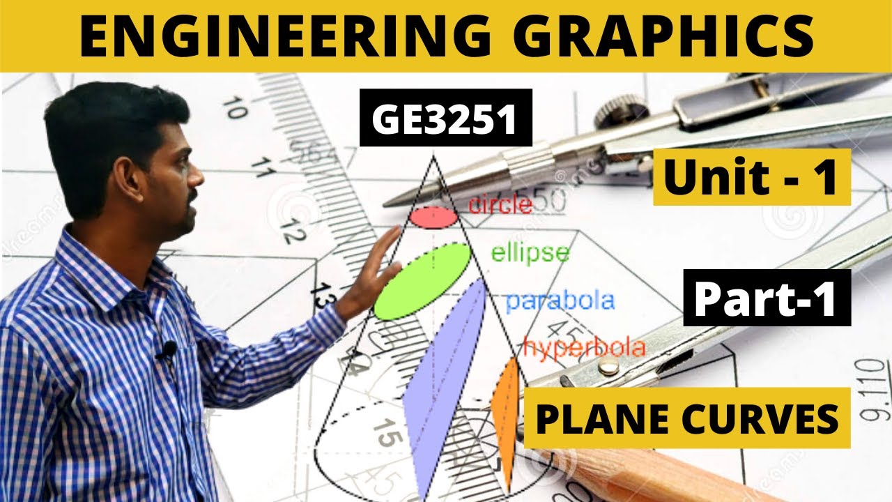Ellipse, Parabola & Hyperbola| EG| Unit-I |Part-1 Engineering Graphics| GE3251| Plane Curves ...