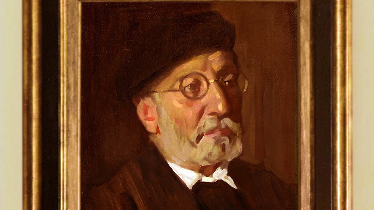 Retrato de Miguel de Unamuno - Pintor Alejandro Cabeza - YouTube