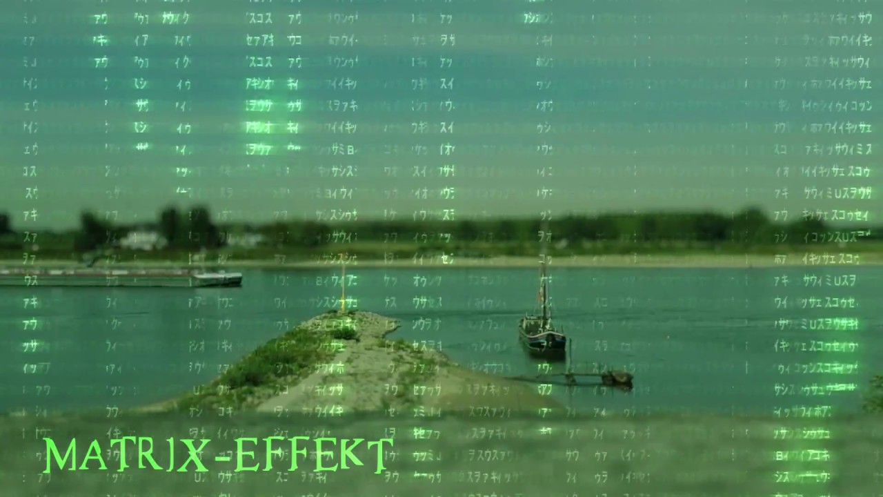 After Effects Matrix Effekt - YouTube