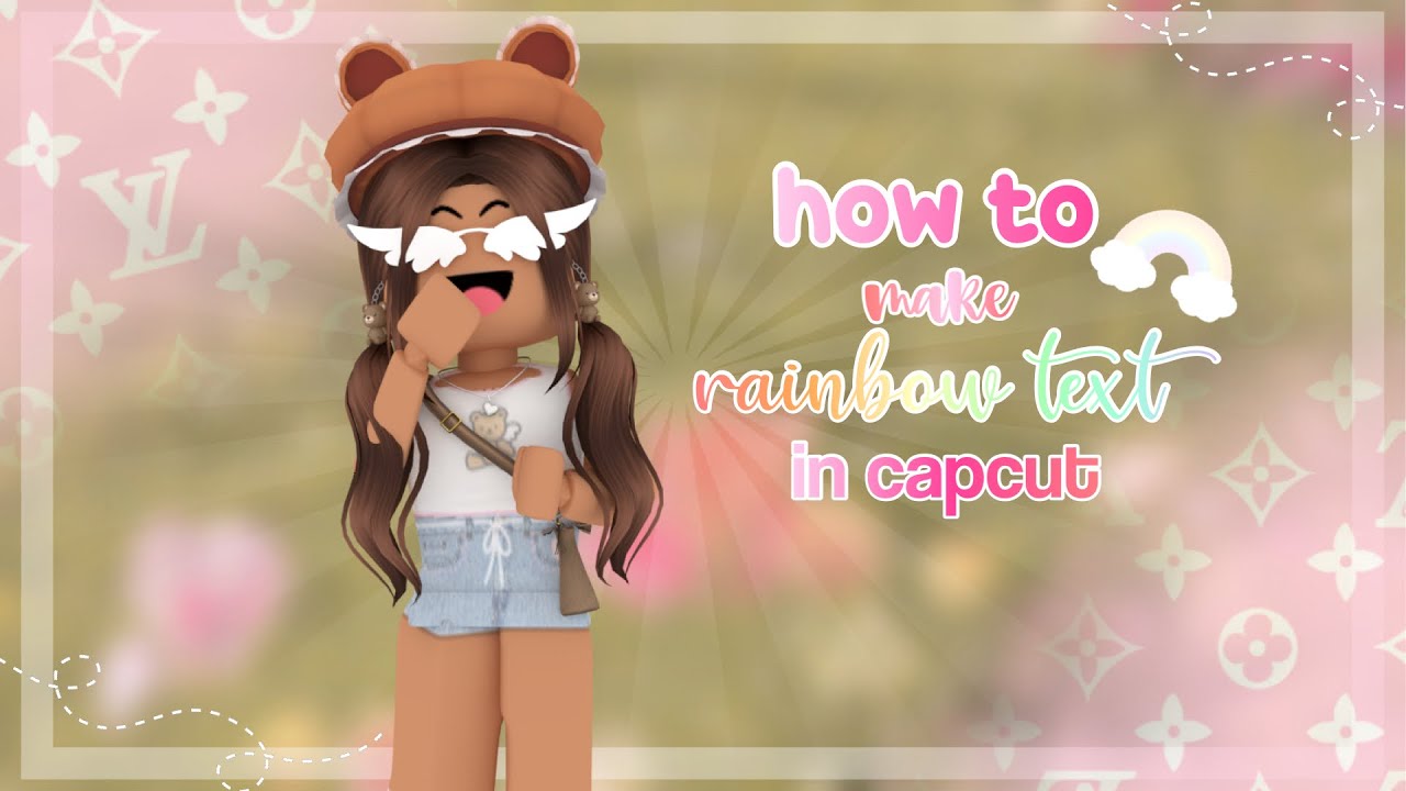 How to make Rainbow Text in Capcut! | Tutorial | - YouTube