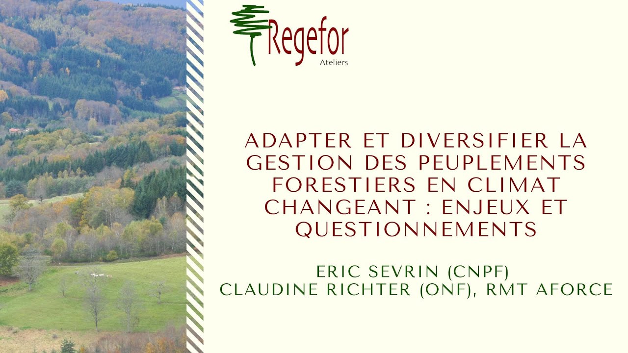 Adapter et diversifier la gestion des peuplements forestiers en climat ...