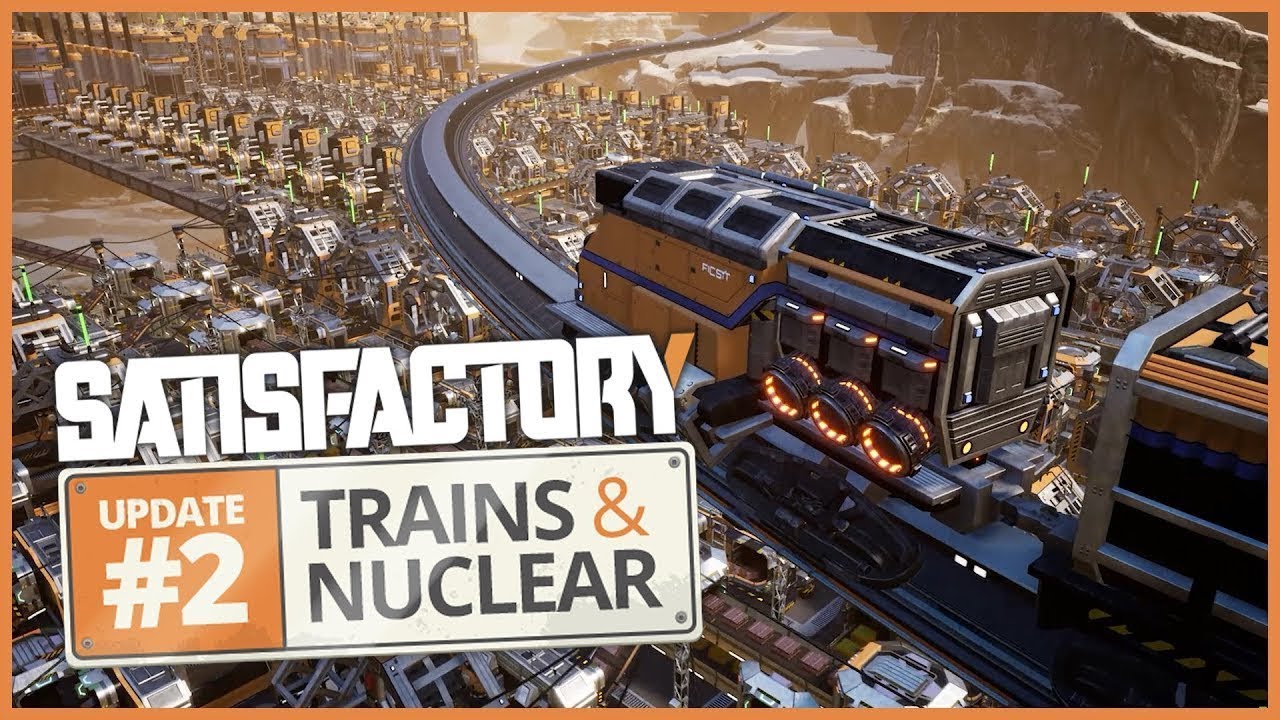 Satisfactory - Stream #5 (The grind to implement trains, also starting ...