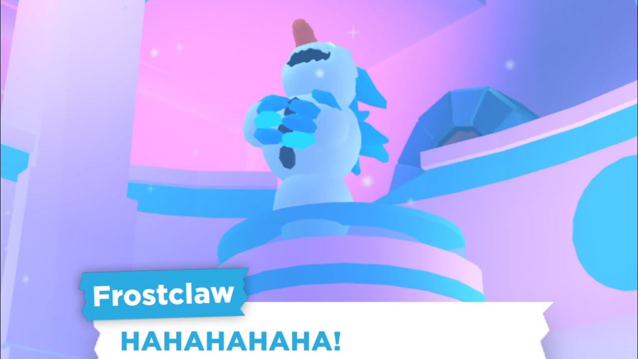 Playing The Frostclaw's Fury Minigame In Adopt Me!!!! Awesome Minigame ...