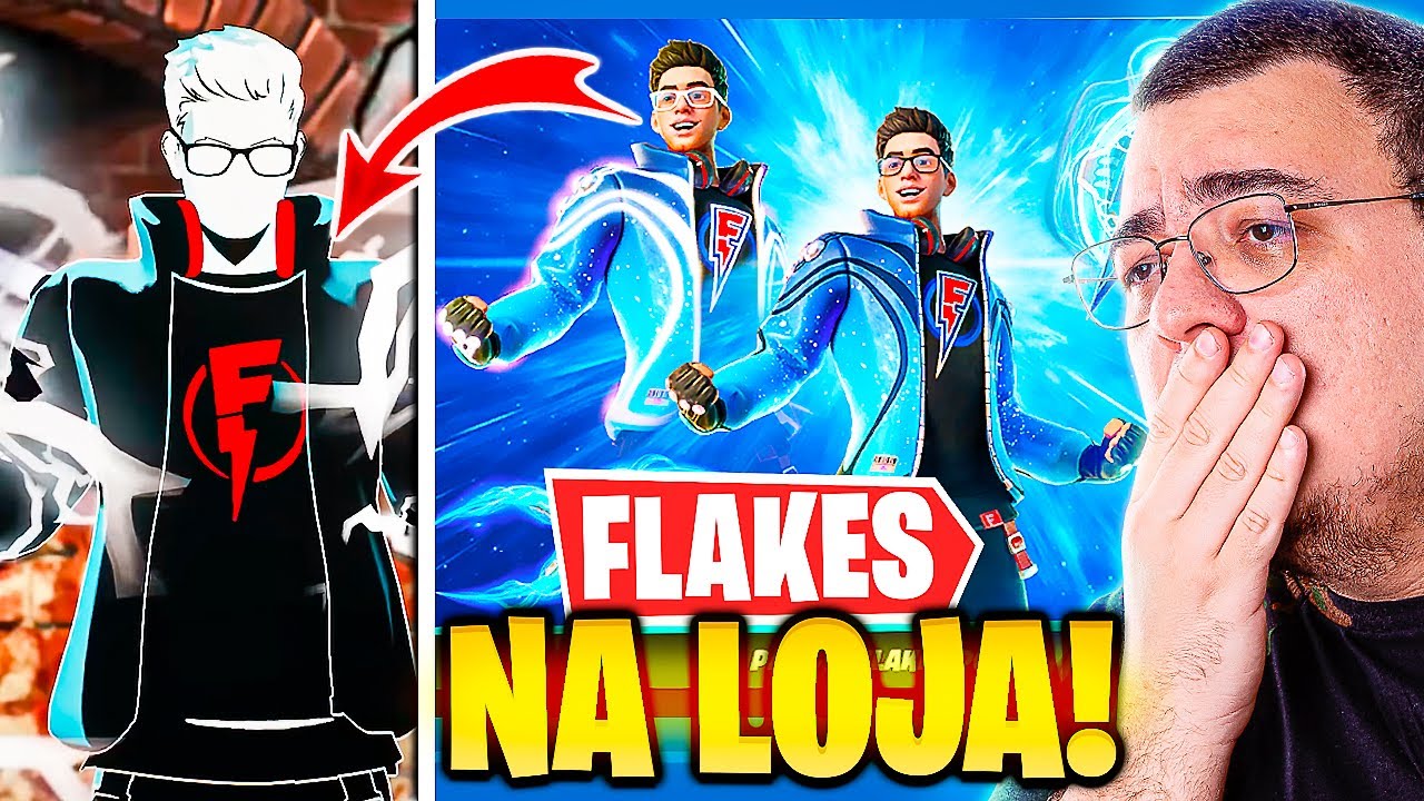 A SKIN DO FLAKES POWER CHEGOU NA LOJA FORTNITE - YouTube