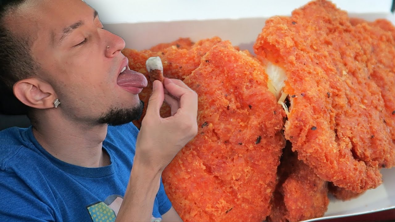 Jack In The Box NEW Spicy Chicken Strips (2020) Food Review - YouTube