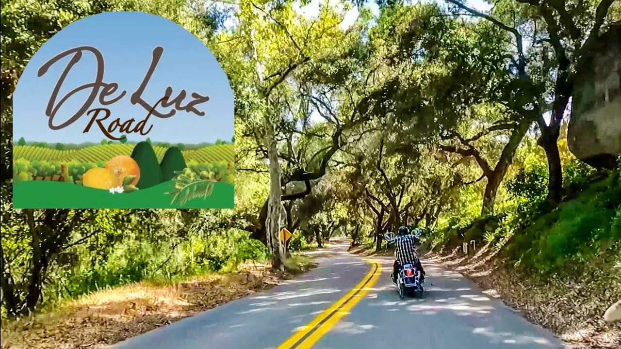De Luz Rd. Motorcycle Ride - YouTube
