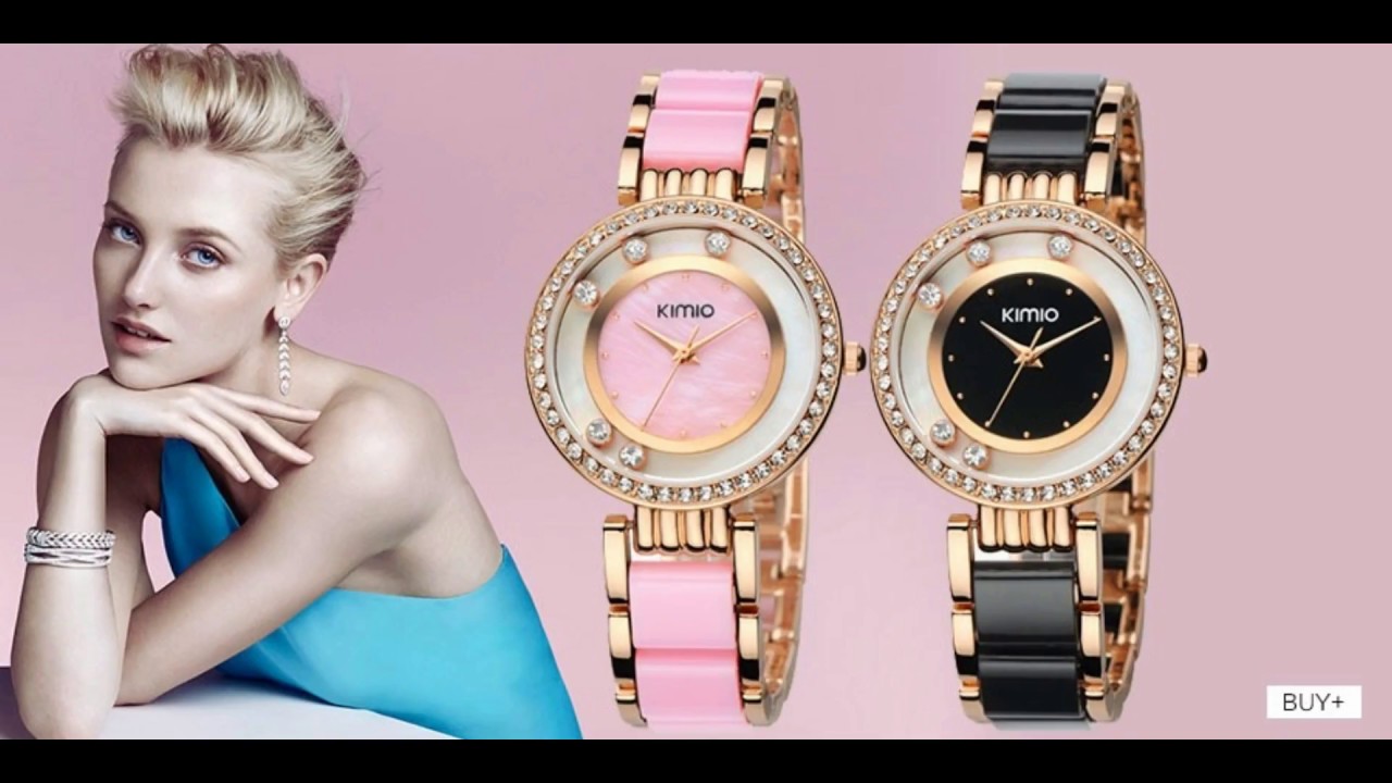 KIMIO brand women luxury watches. - YouTube