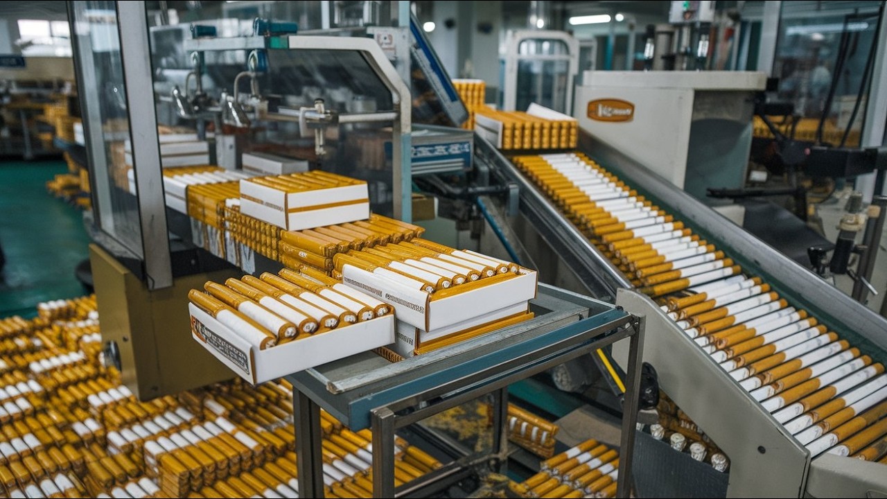 How Cigarettes Is Made In Factory? Captain Discovery - YouTube