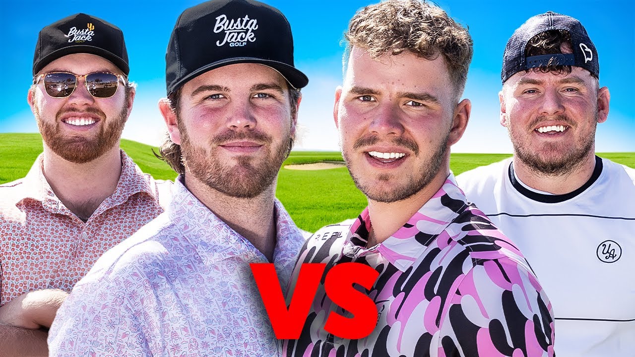 Insane 2v2 Golf Match With BustaJack Golf! - YouTube