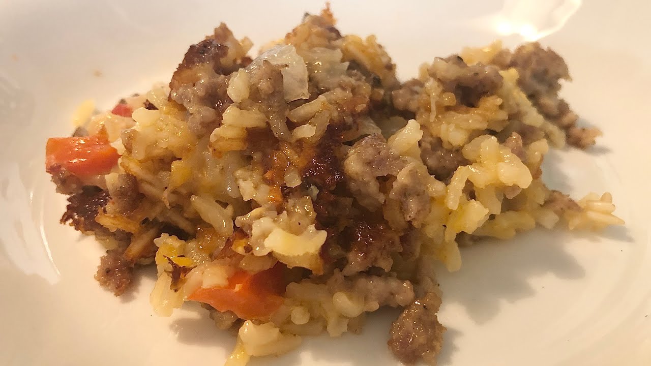Easy Sausage and Rice Casserole Recipe | Southern Sassy Mama - YouTube