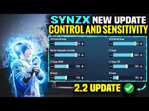 Synzx sensitivity & control code 2022 | Synzx sensitivity code pubg ...