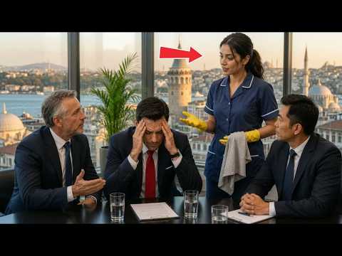 ‘HEMEN BIR TERCÜMANA İHTIYACIM VAR!’ DIYE BAĞIRDI MILYONER… TEMIZLIK GÖREVLISI HERKESI ŞOKE ETTI
