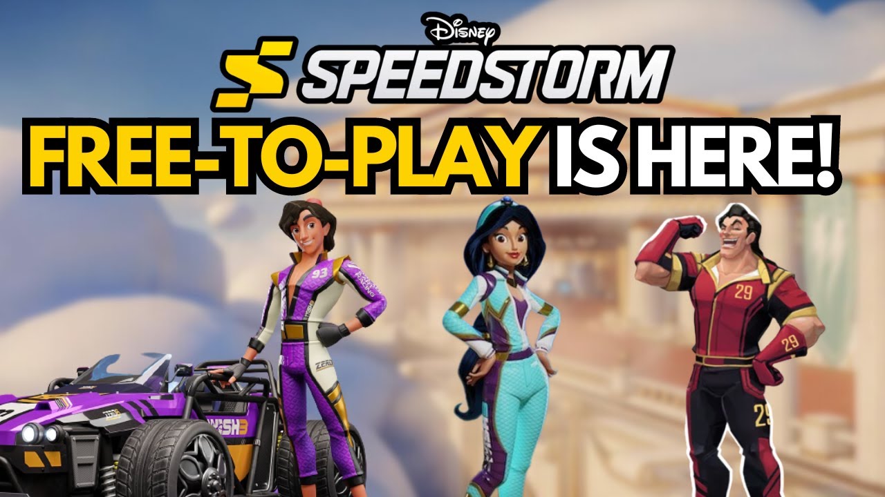 Disney Speedstorm is now FREE TO PLAY!! Everything New In ALADDIN ...