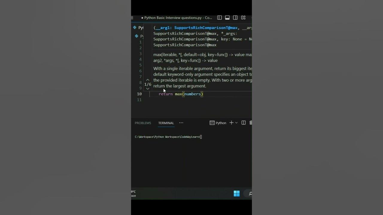 Python Interview Question Basic Interview Question Part 1 Pythoninterviewquestions 