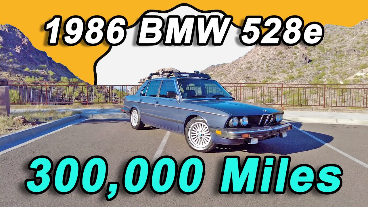 300,000 Mile 1986 BMW 528e Review - Cost of Ownership Over 36 Years ...
