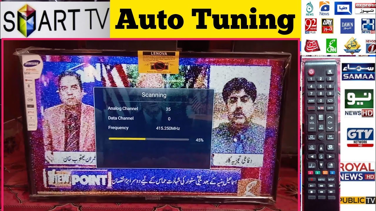 Cable Search | Auto tuning In Smart Tv | How to auto scan channels in ...
