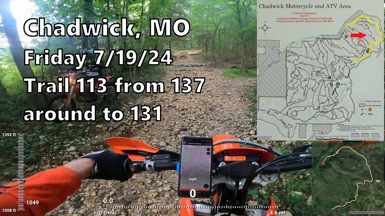 Trail 113 from 137 to 131 (Hard/Easy/Hard) - Chadwick Motorcycle & ATV ...