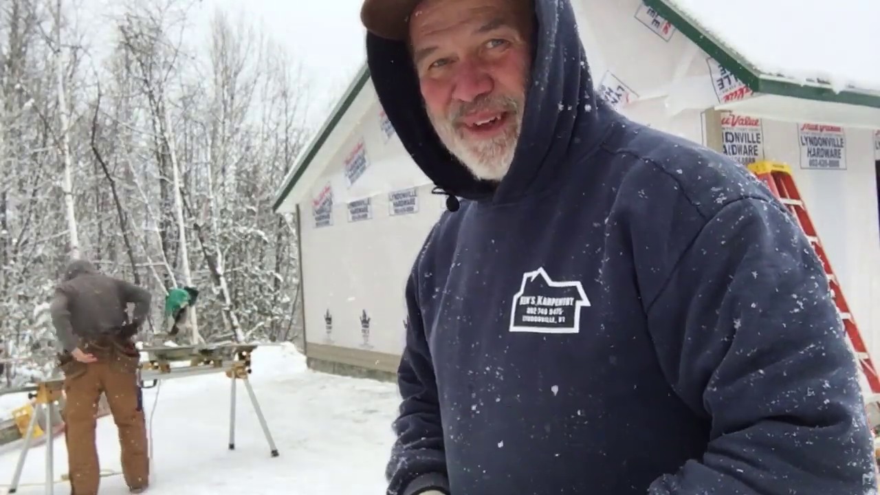 Salt Box Garage with Upstairs Storage Part 4 - YouTube