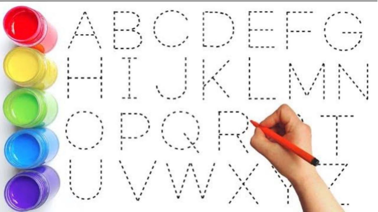 Alphabet, ABC Learn, ABCD, A to Z,For kids, collection for writing ...