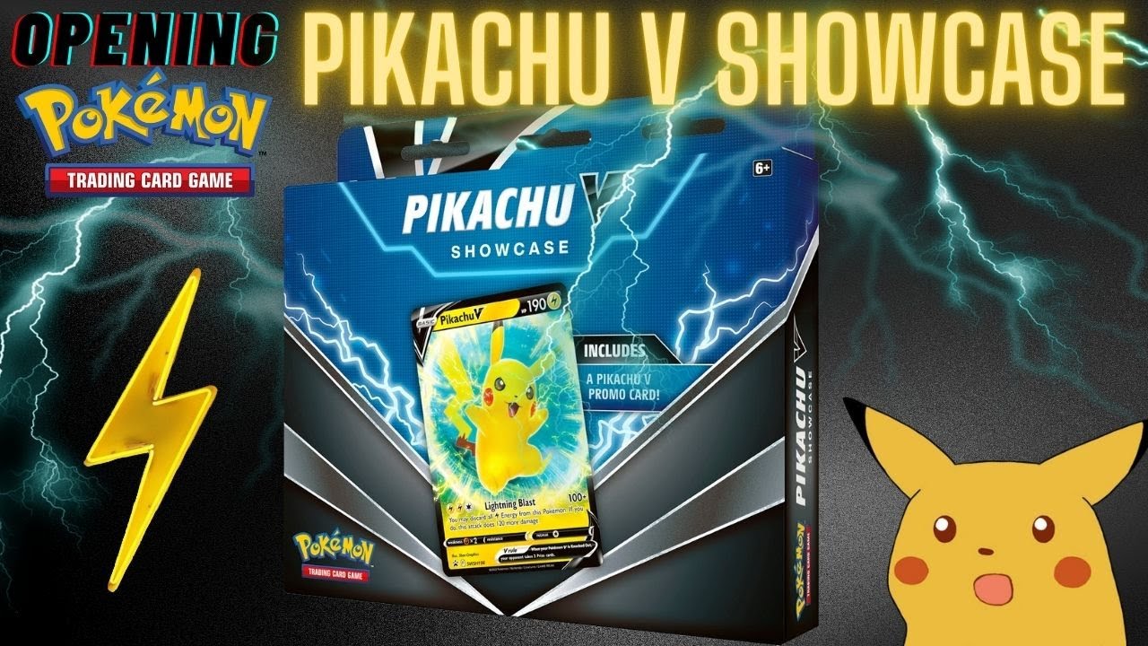 Opening Pikachu V Showcase! ¿Vale la pena comprarla? - YouTube