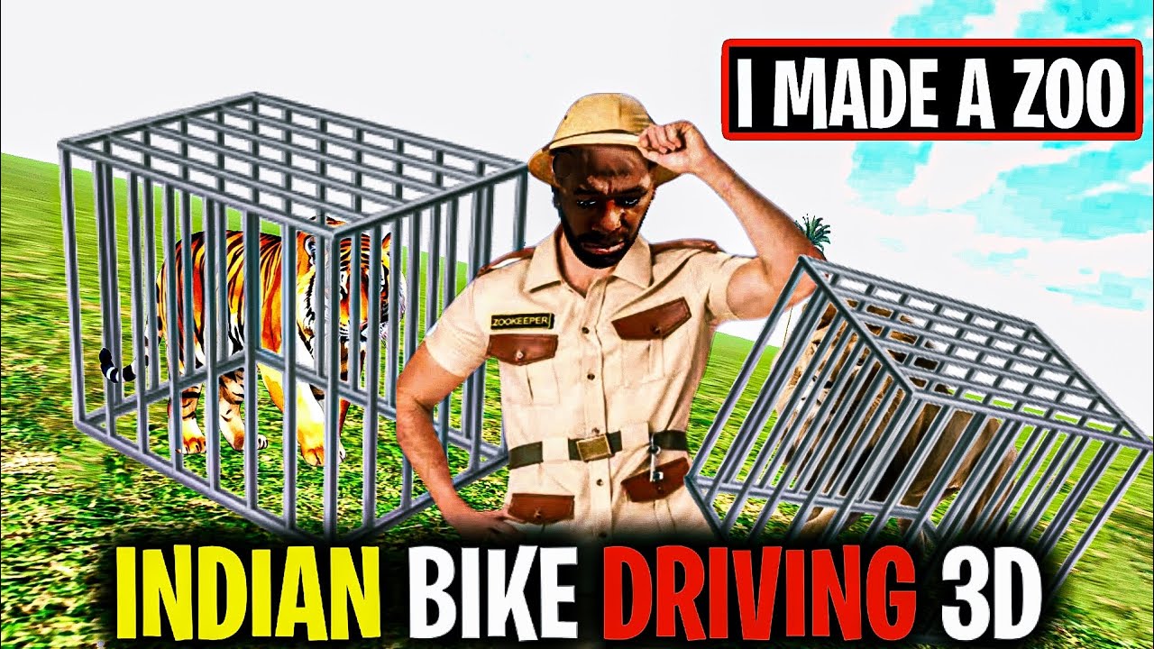 💥I MADE A ZOO IN INDIAN BIKE DRIVING 3D|FUNNY GAMEPLAY💥#trending #comedy #gamingwarrior - YouTube