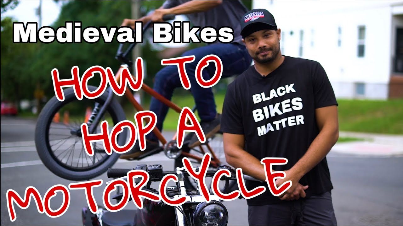 How to bunny hop a motorcycle - YouTube