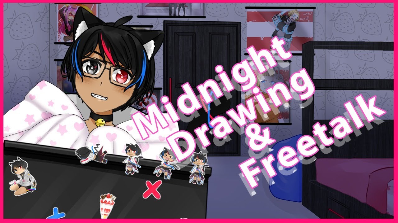 【VTUBER INDONESIA】Midnight Drawing and Freetalk~【Drawing】 - YouTube