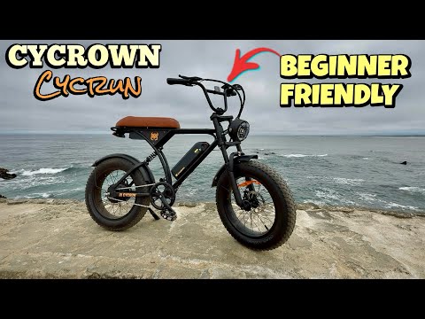 This Bike is Super Fun, BUT… • CYCROWN Cycrun Moped Style E-Bike Review!