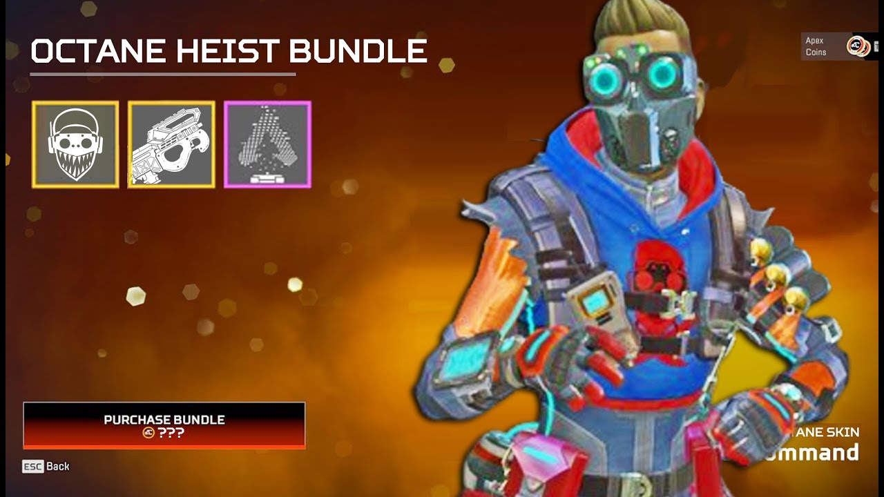 NEW Octane ‘HEIST’ Bundle LEAKED in Apex Legends - YouTube