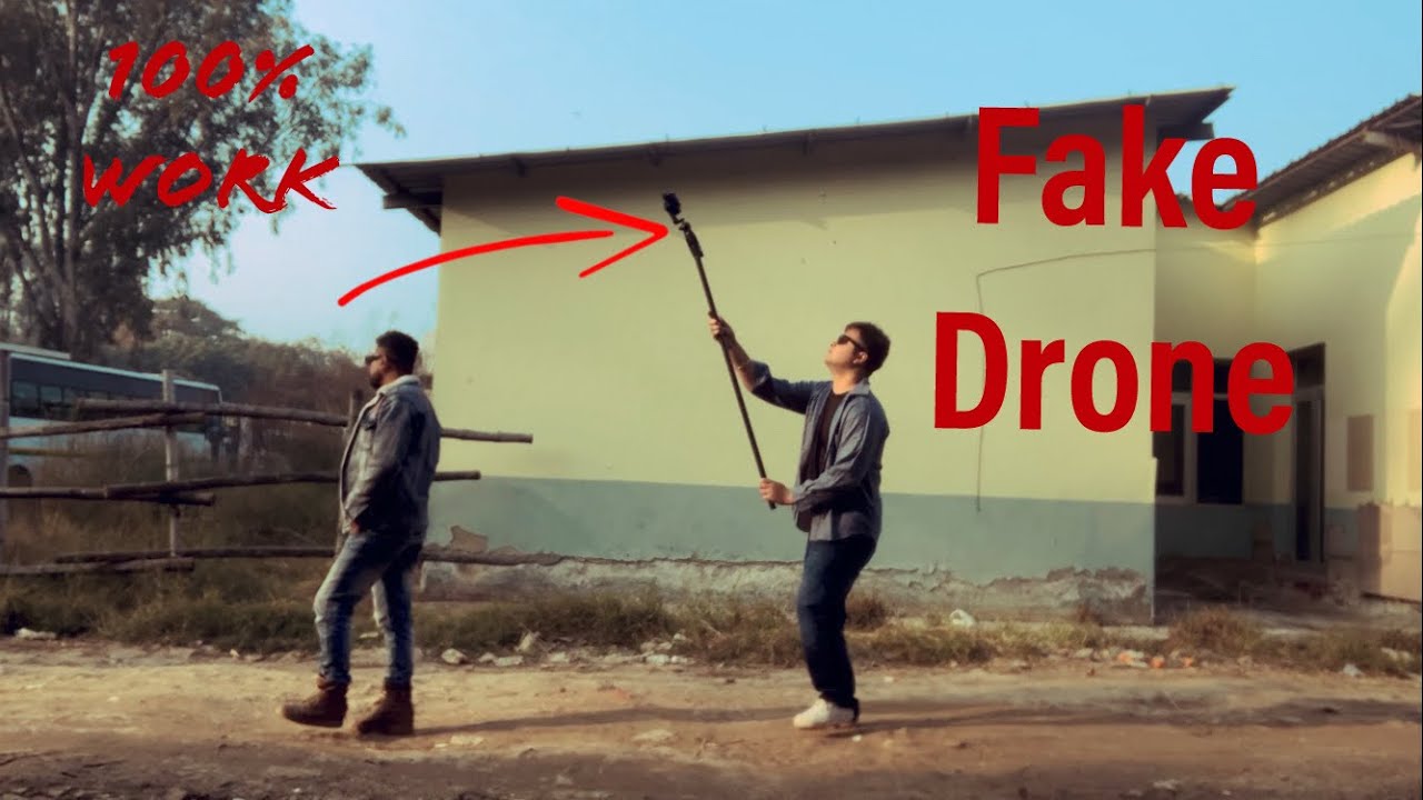 Fake Drone shot With Mobile Phone | Mobile Se Drone | - YouTube