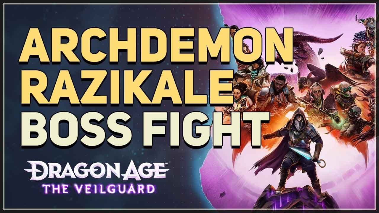 Archdemon Razikale Boss Fight Dragon Age The Veilguard - YouTube