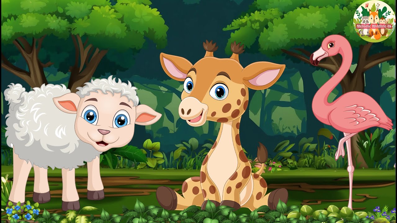 Baby Animal Sounds: Flamingo, Sheep, Giraffe, Ant, Swan, Antelope ...