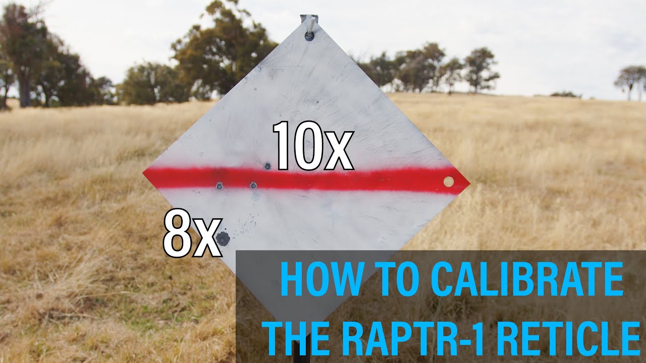 How to calibrate your RAPTR-1 Reticle - YouTube