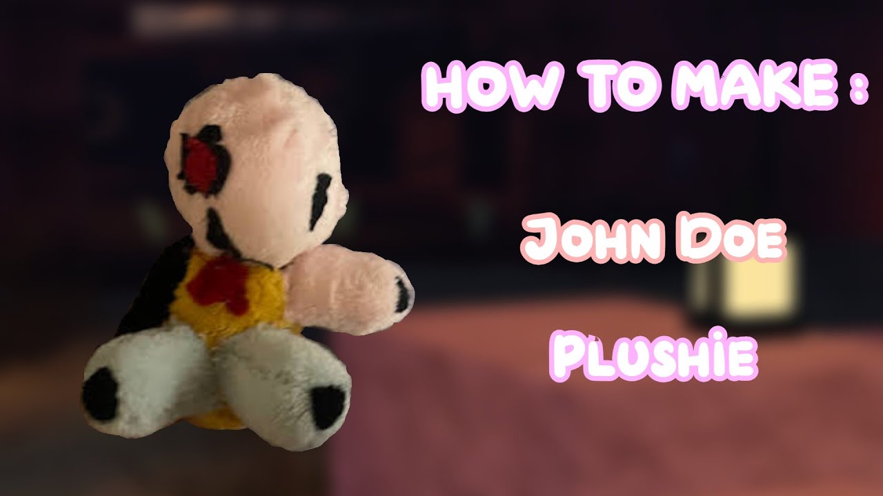 How to make a John Doe plushie (ROBLOX Forsaken) - Plushie tutorials ...