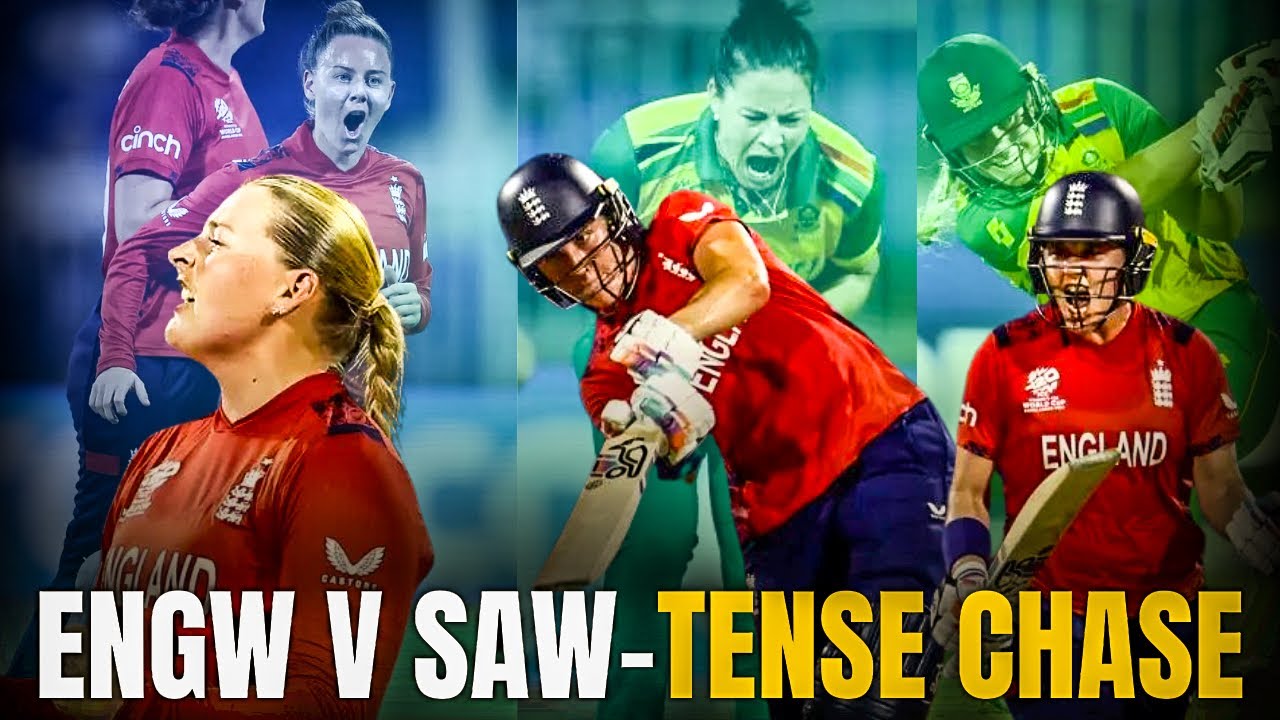 ENGW V SAW-SAW WON BY 4 WKTS-TENSE CHASE! - YouTube