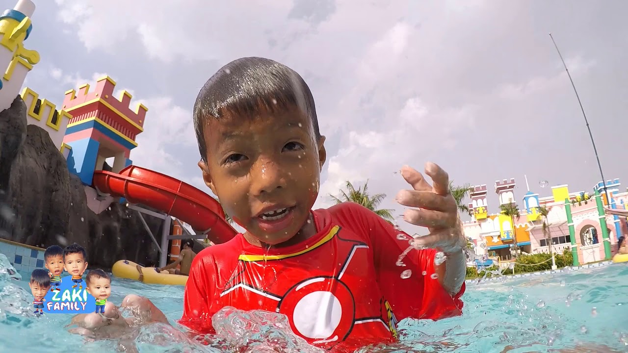 Family fun pack swimming time at kids pool swimming Grand Phnom Penh ...