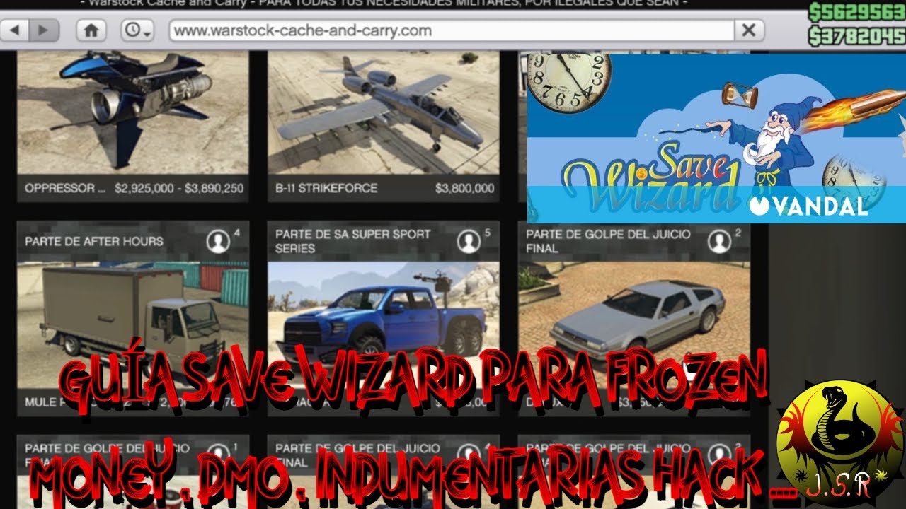 GUÍA SAVE WIZARD para (FROZEN MONEY PARCHEADO), DMO, INDUMENTARIAS MOD ...