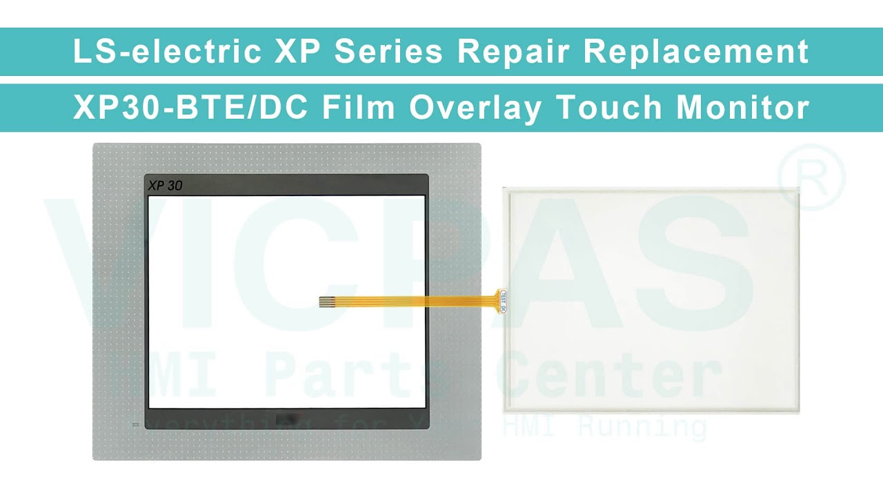 XP30-BTE/DC LS-electric XP Front Overlay HMI Panel Glass Replacement - YouTube