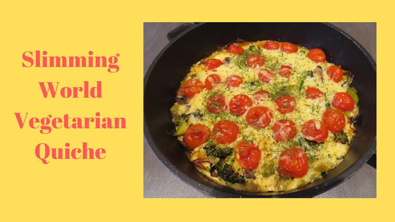 Slimming World Vegetarian Quiche - YouTube